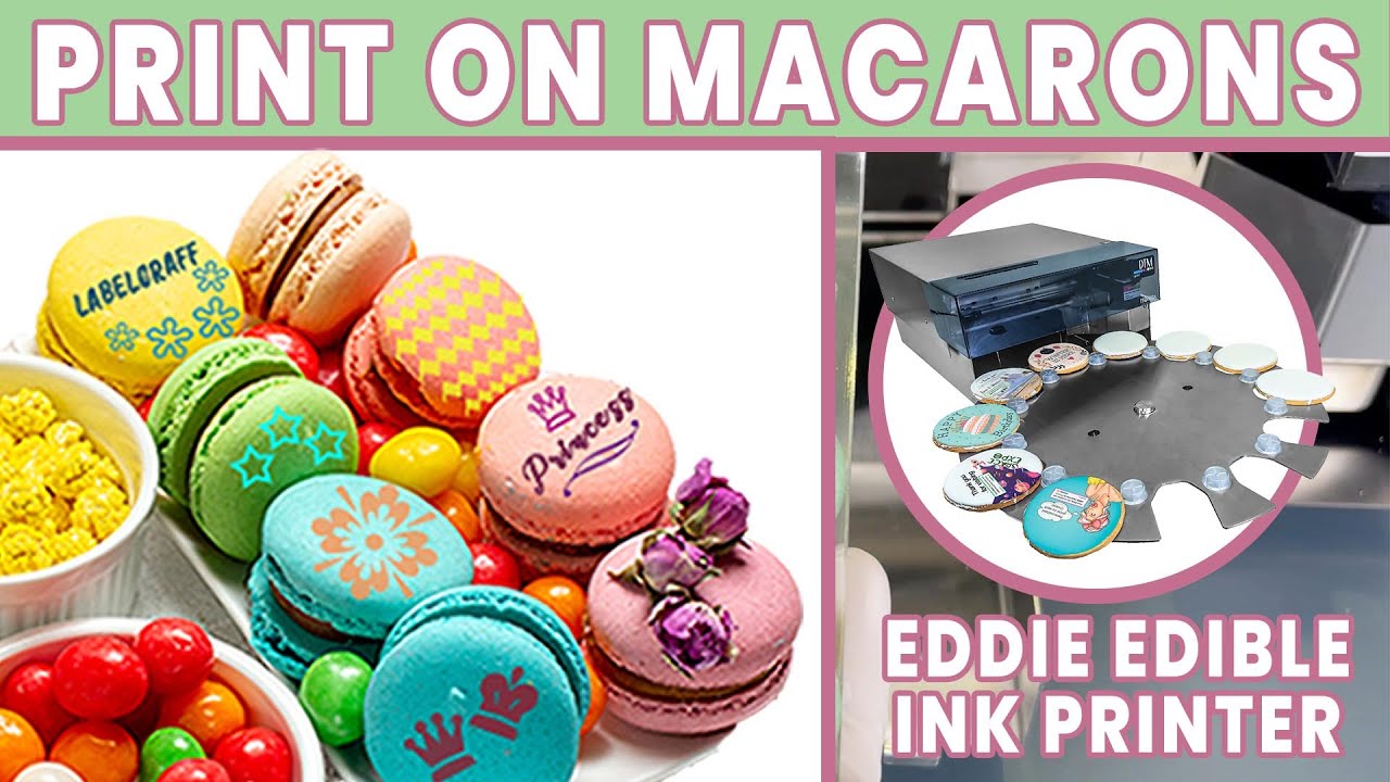 Macarons Edible Food Printer - YouTube