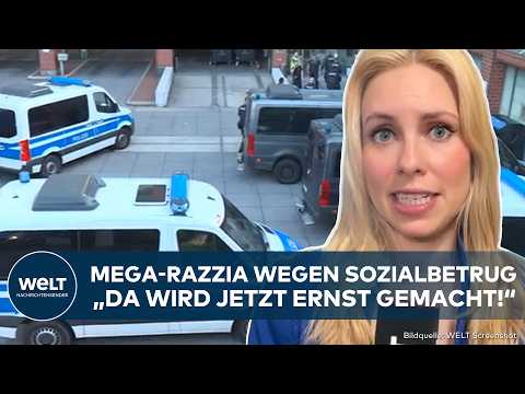 HAMBURG: Razzia gegen Banden! Verdacht auf Sozialbetrug! Unterkunft für Flüchtlinge im Fokus