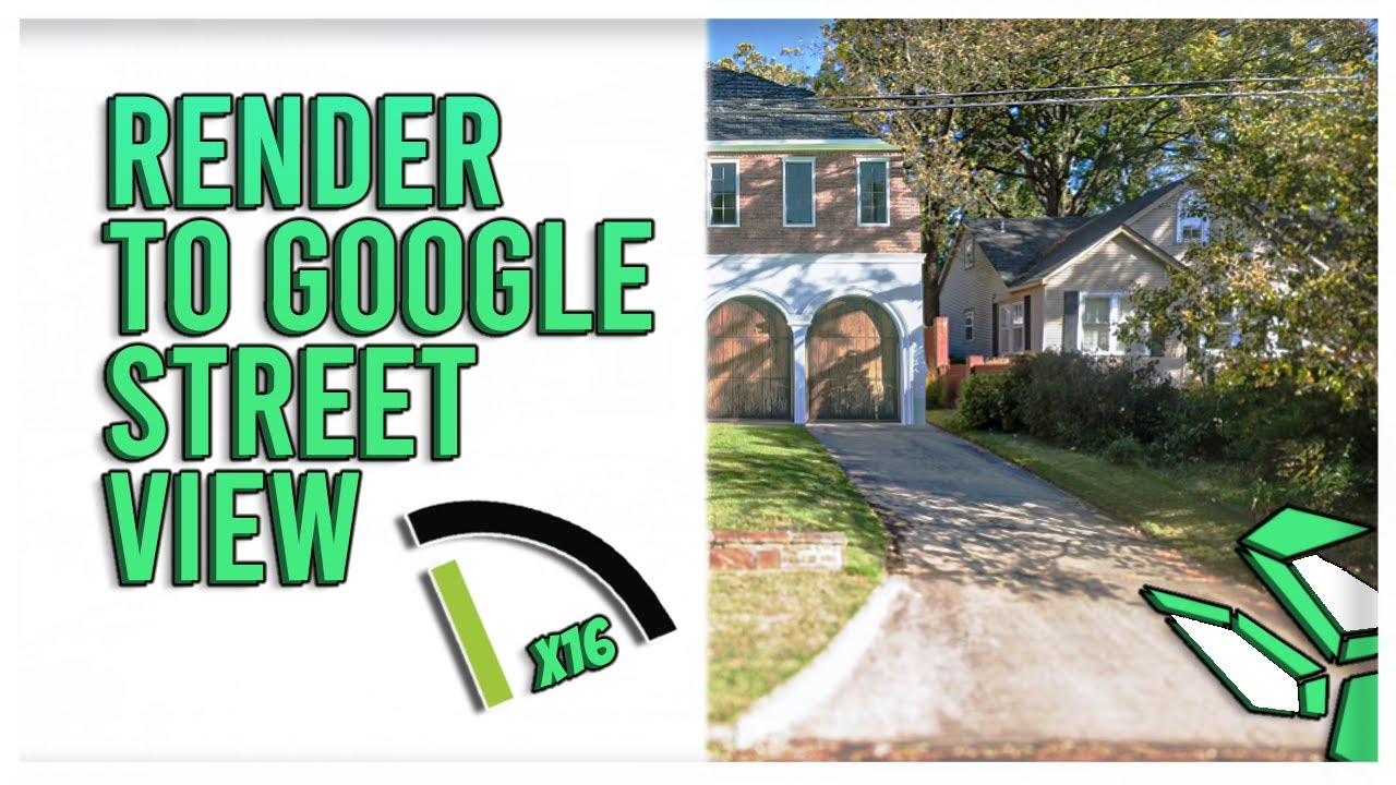 Add Render To Google Street View In Chief Architect X16 and Photoshop ...