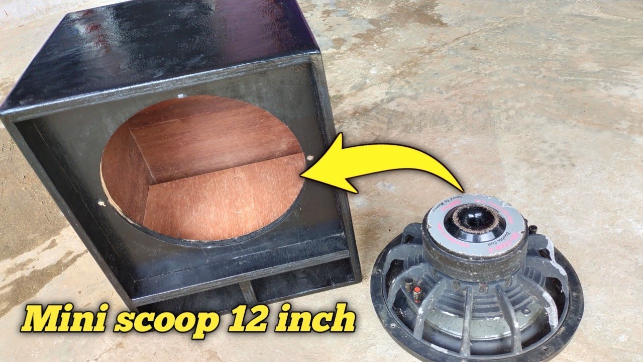 Box speaker 12 inch super bass || Box speaker mini scoop 12 inch singel ...