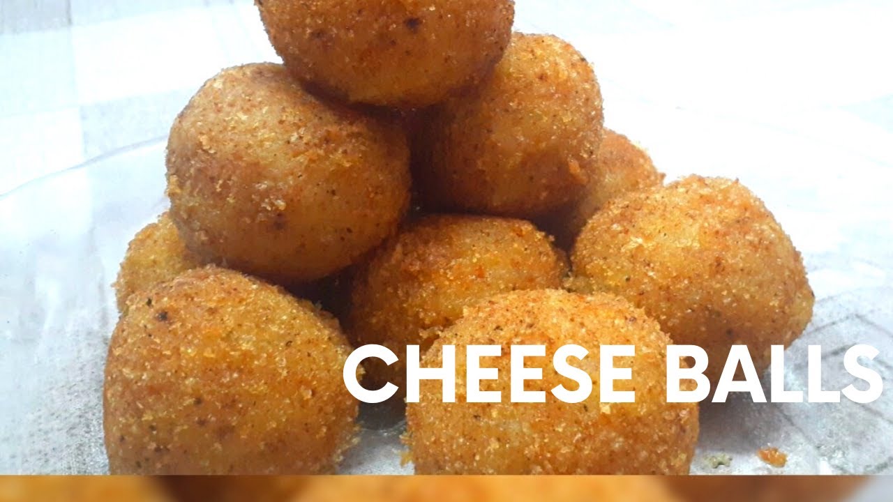 CHEESE BALLS RECIPE | CRISPY AND CHEESEY CHEESEBALLS | VIRAL CHEESE ...