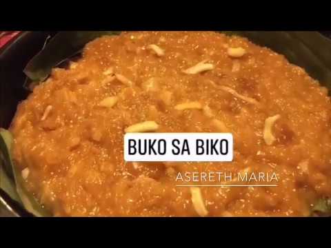 PAANO GUMAWA NG BIKO | BIKO WITH BUKO (INGKIWAR) FILIPINO KAKANIN ...
