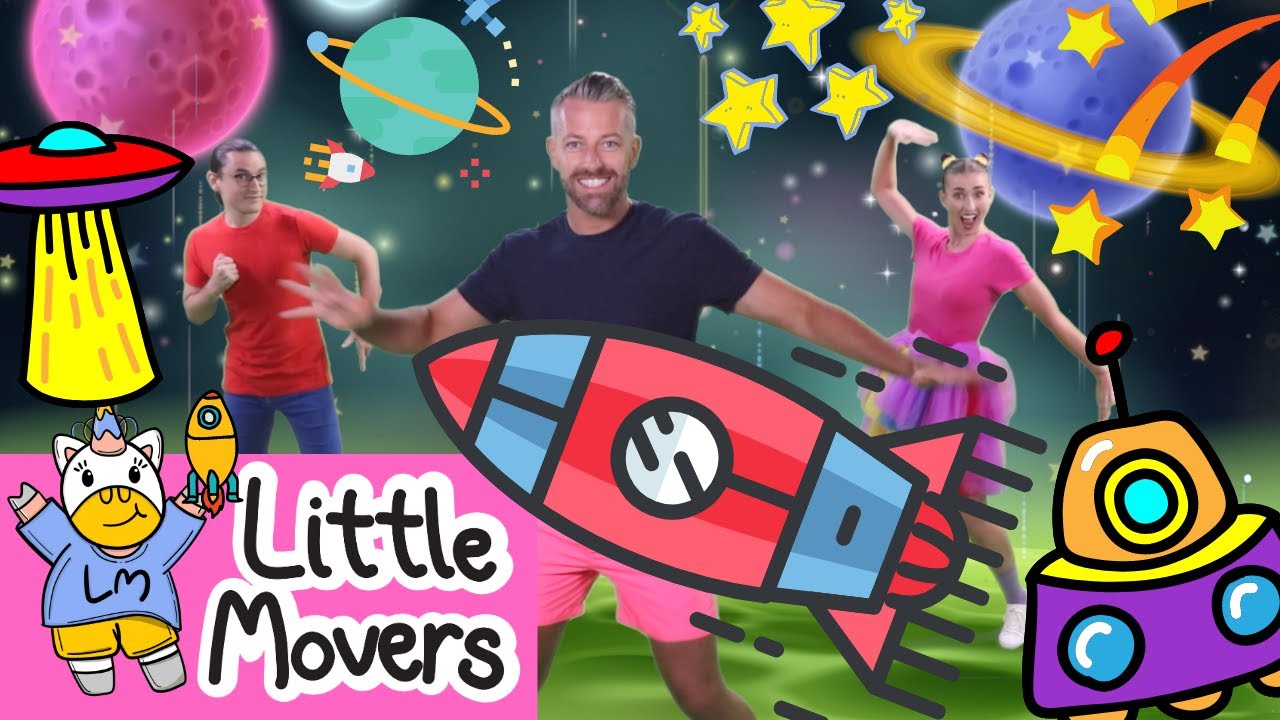 Kids Space Dance Party! Hip Hop Dance For Kids - Spaceship Dance For ...