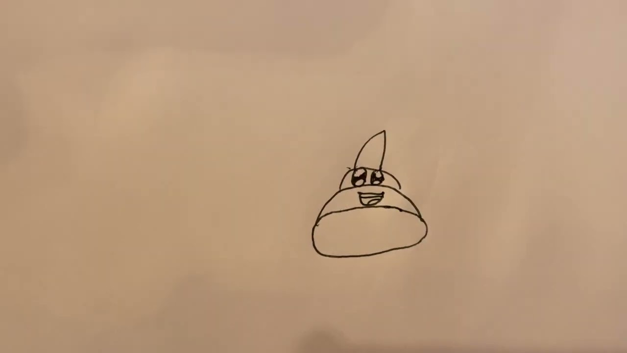 Cómo dibujar una caca (Emoji) - tutorial - YouTube