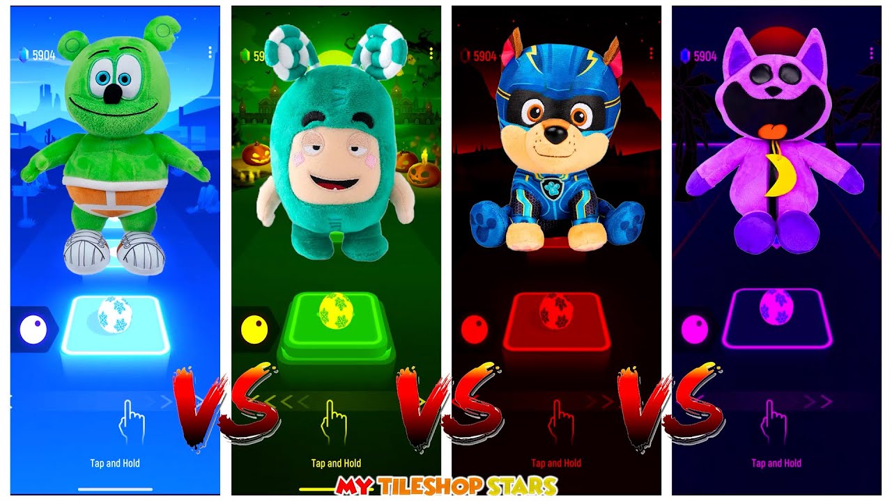 Gummy Bear & Oddbods & PAW Patrol The Mighty Movie | Chase & Smiling ...