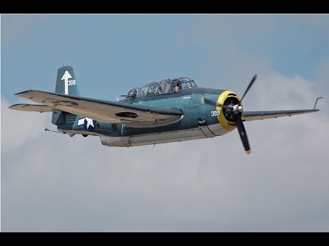 Grumman TBF Avenger Torpedo Bomber 1944 - YouTube