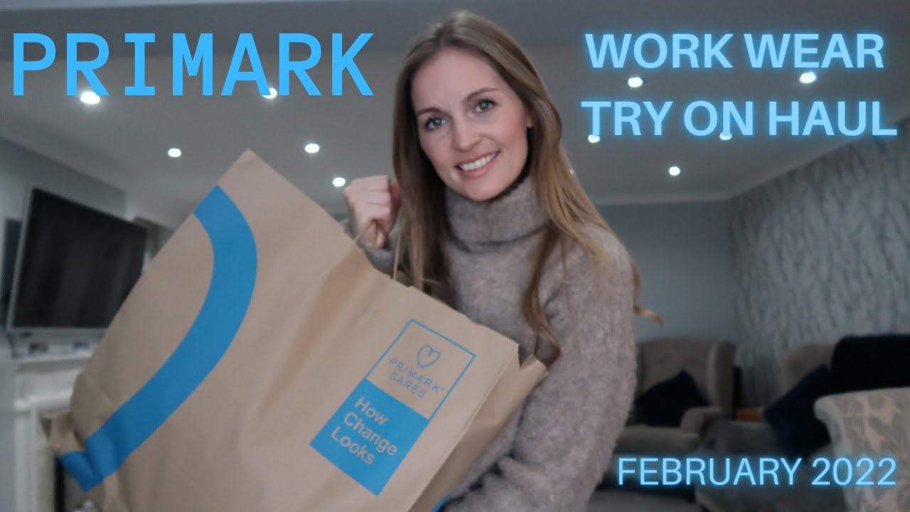 Primark Try On Haul ~ Work outfits ~ Size 12 - YouTube