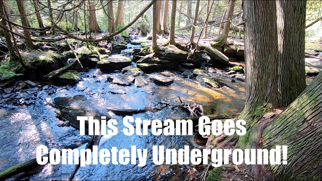 Amazing Underground River - The Little Ocqueoc - YouTube