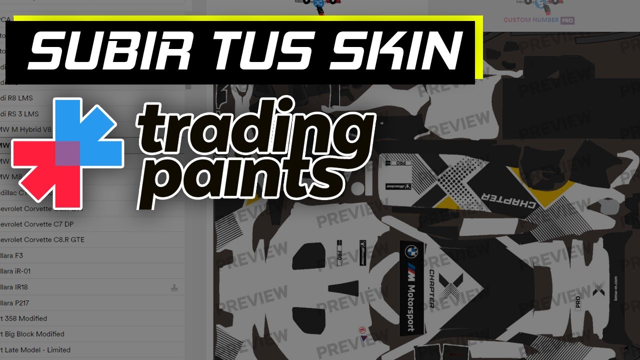 Así debes subir tus SKIN a TRADING PAINT |🔰 iRacing | 💯RBMXDesign ...