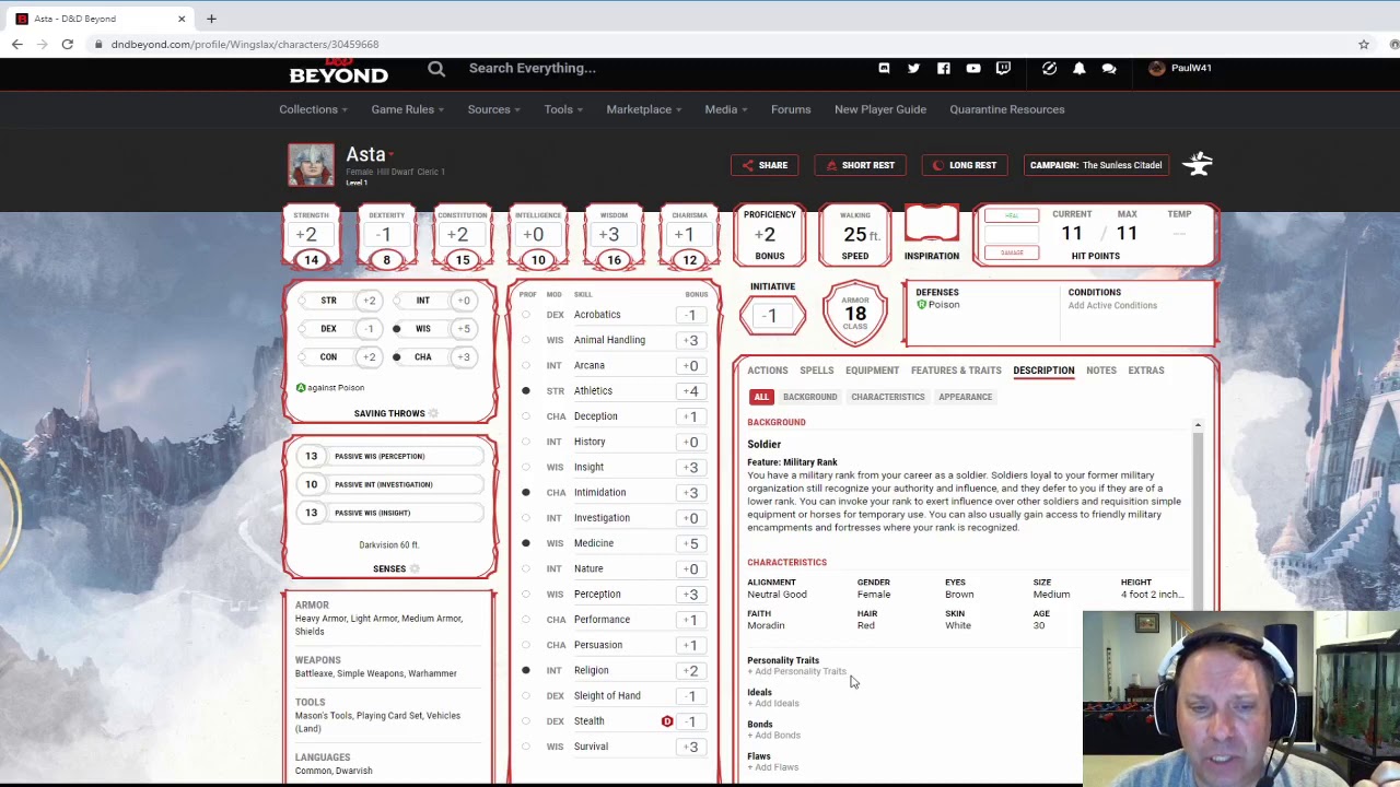D&D How to Play\DDB Character Sheet Review - YouTube