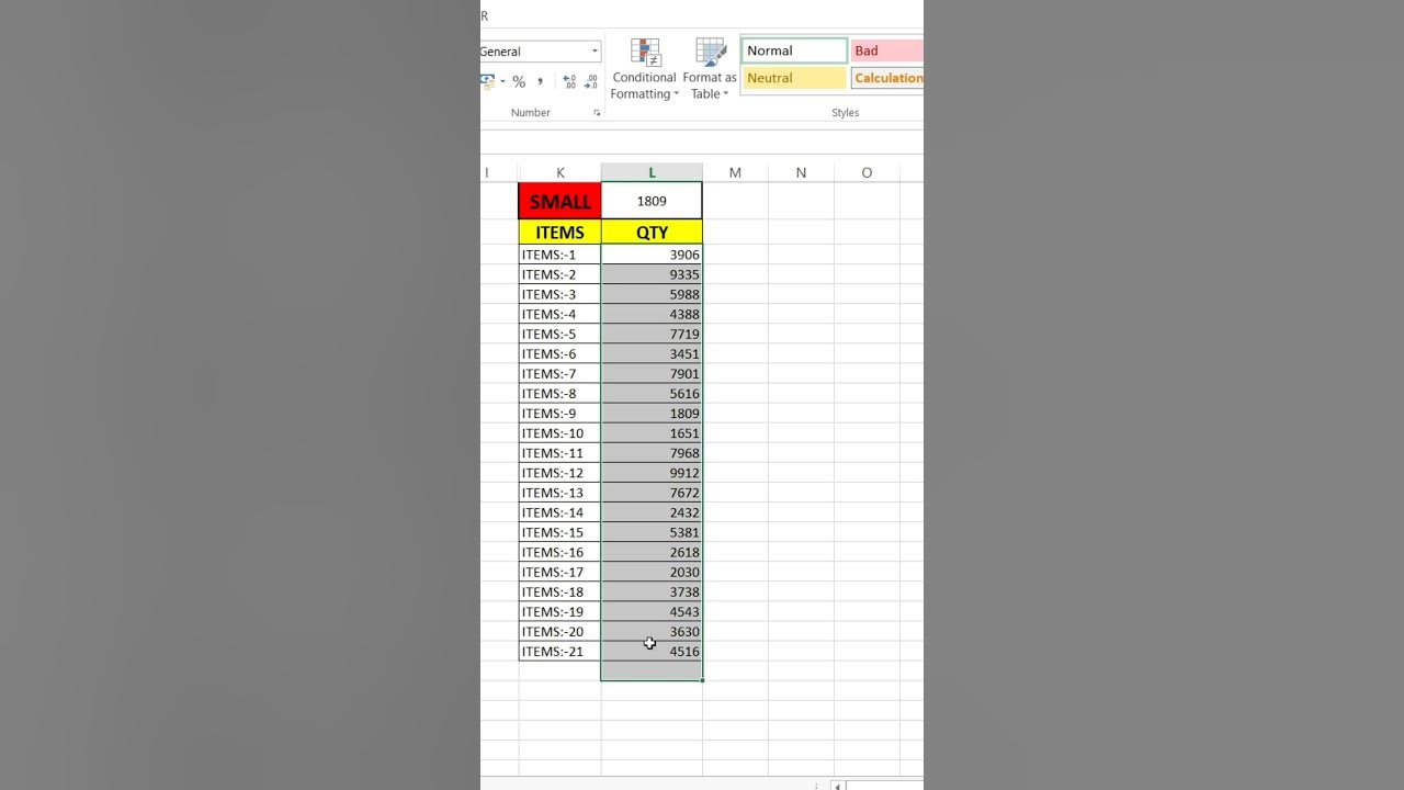 How to Use SMALL Function in Excel & Create a Bar Chart | Excel Tutorial#excel - YouTube