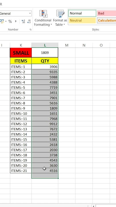 How to Use SMALL Function in Excel & Create a Bar Chart | Excel Tutorial#excel - YouTube