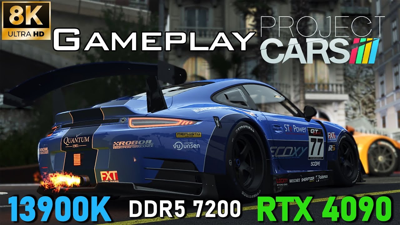 RTX 4090 Project Cars 2 8K Gameplay - YouTube