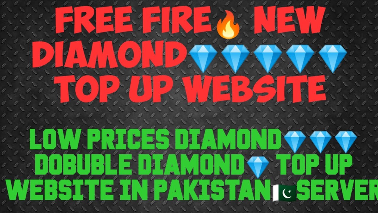 FREE FIRE NEW TOP UP WEBSITE - YouTube