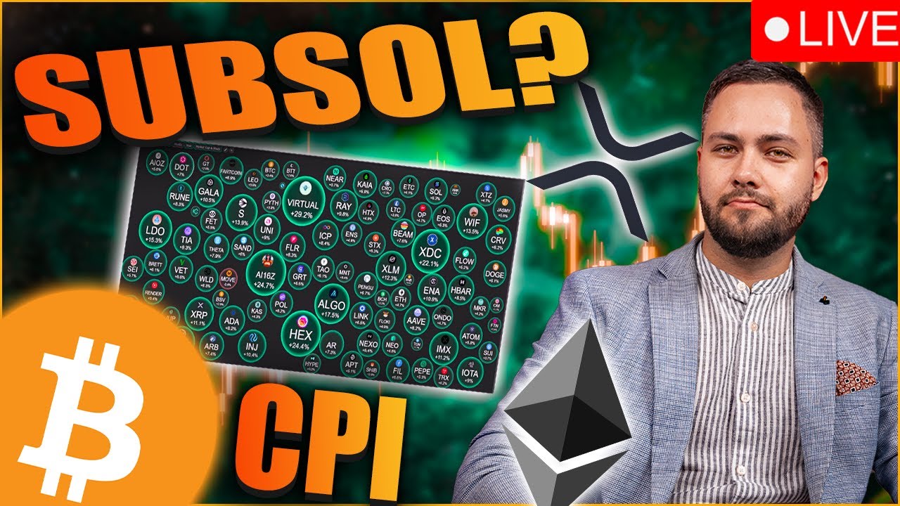 🔴LIVE~Inflația a venit bine! Subsol în piețe? Vine Trump și XRP moon ...