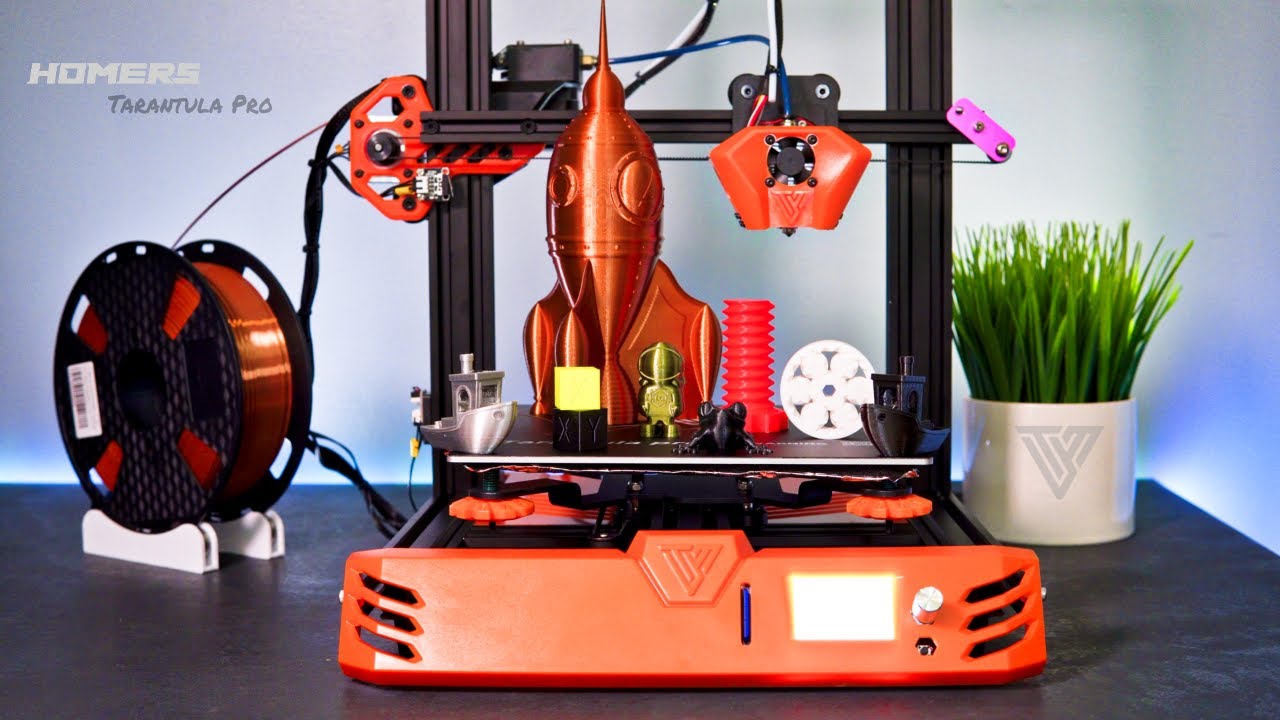 Homers/Tevo - Tarantula Pro - 3D Printer - Unbox & Setup - YouTube