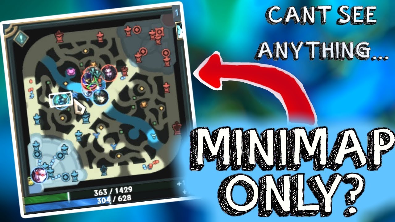 Winning a game with MINIMAP ONLY Challenge - YouTube