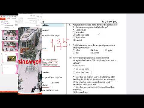 İnformatika 5-ci sinif BSQ-2 suallarının videohəlləri