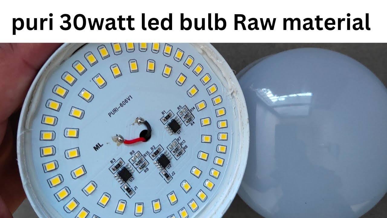 30watt dob with spd led bulb materials | Puri led bulb materials # ...