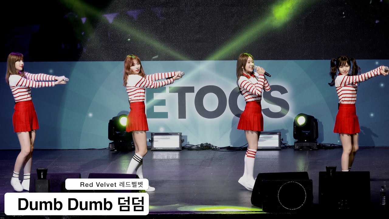 Red Velvet 레드벨벳[4K 고정직캠]Dumb Dumb 덤덤@1128 Rock Music - YouTube