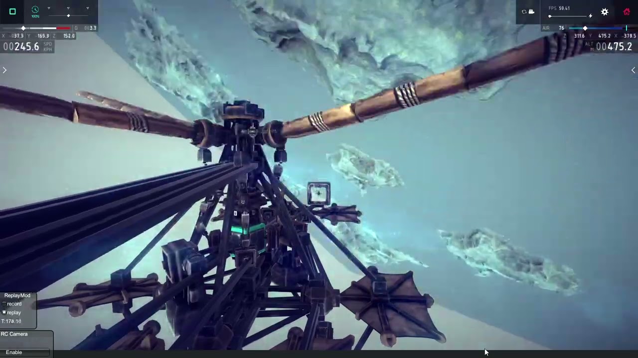 Besiege | my new helicopter flight test the strongest heli ive made for ...