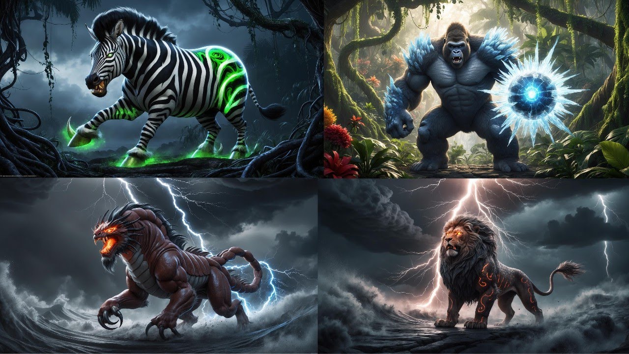 Amazing ANIMAL FUSION HYBRIDS 😱 BEST ANIMAL FUSION SCORPION #ai #aiart ...
