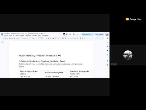 AULA DE INGLÊS BÁSICO