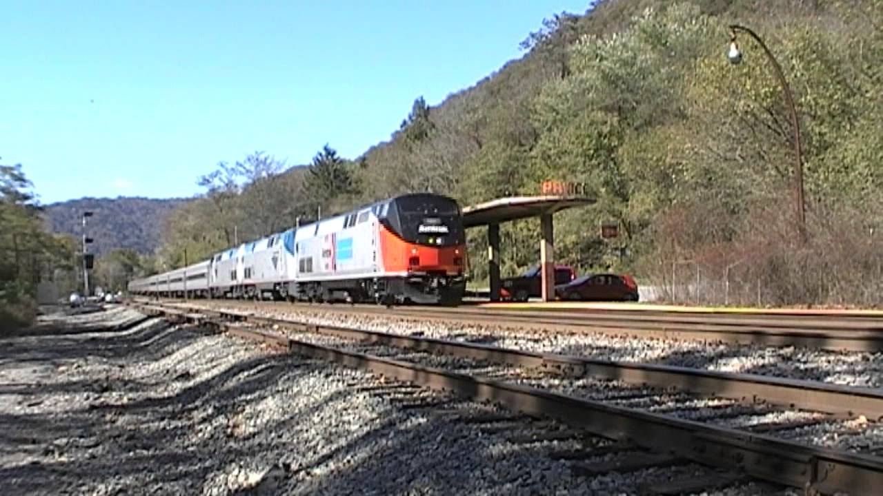 2015 New River Train At Prince, West Virginia - YouTube