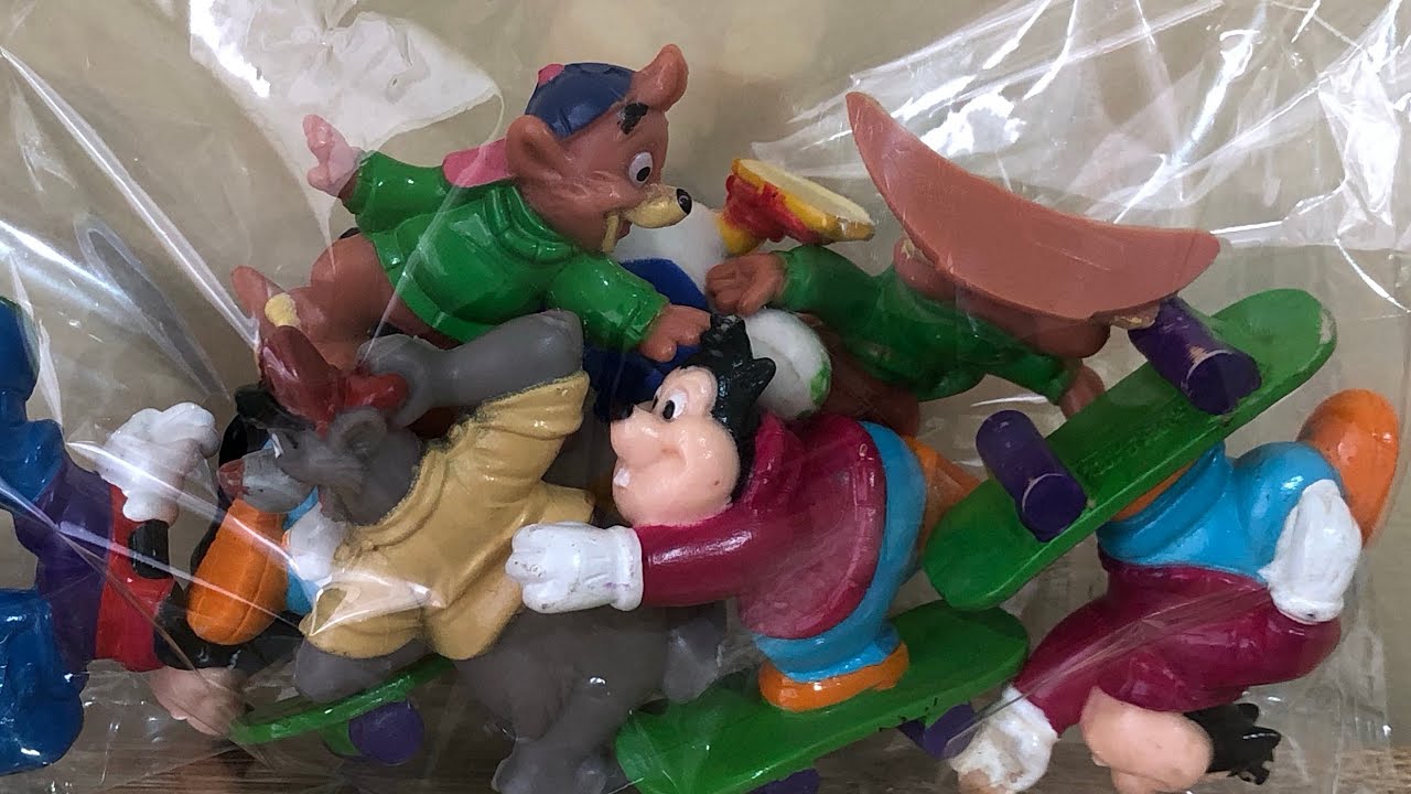 Vintage Kelloggs Talespin Baloo Ducktales Scrooge Disney Figures ASMR ...