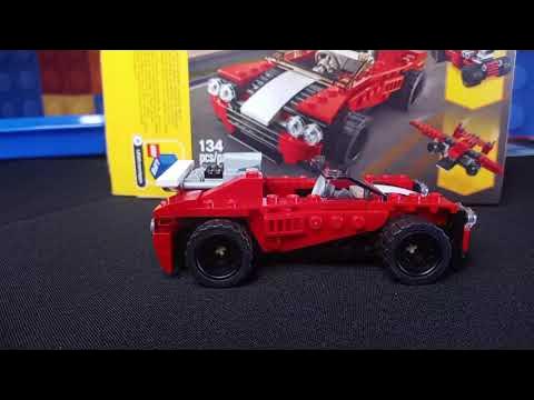 LEGO Creator Sports Car Unboxing And Assembly (Design 1) - YouTube