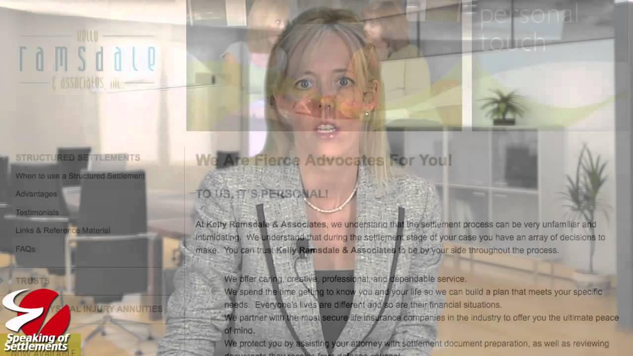 Structured Settlements--Kelly Ramsdale & Associates - YouTube