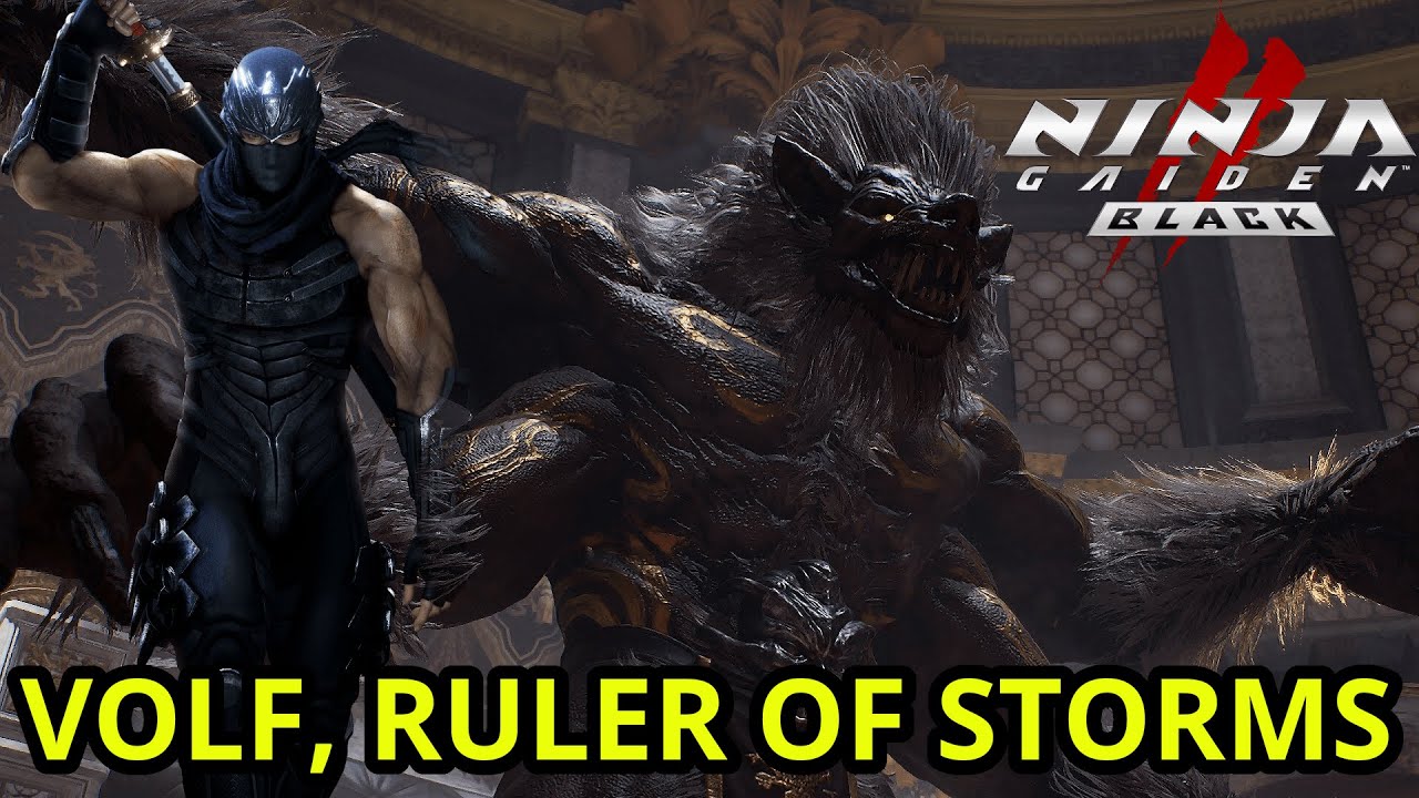 NINJA GAIDEN 2 Black : Labib vs Volf, Ruler of Storms (Hard Difficulty ...