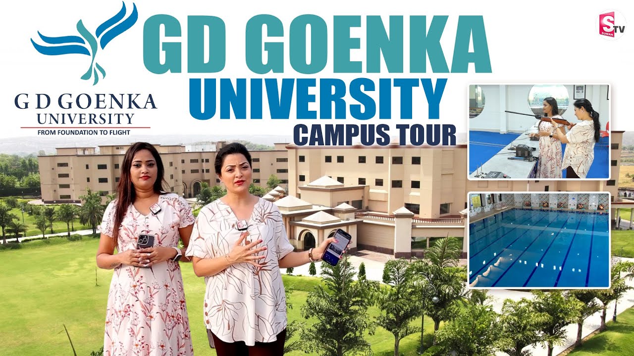 GD Goenka University Campus Tour 🎓 | Inside India’s Top University in ...