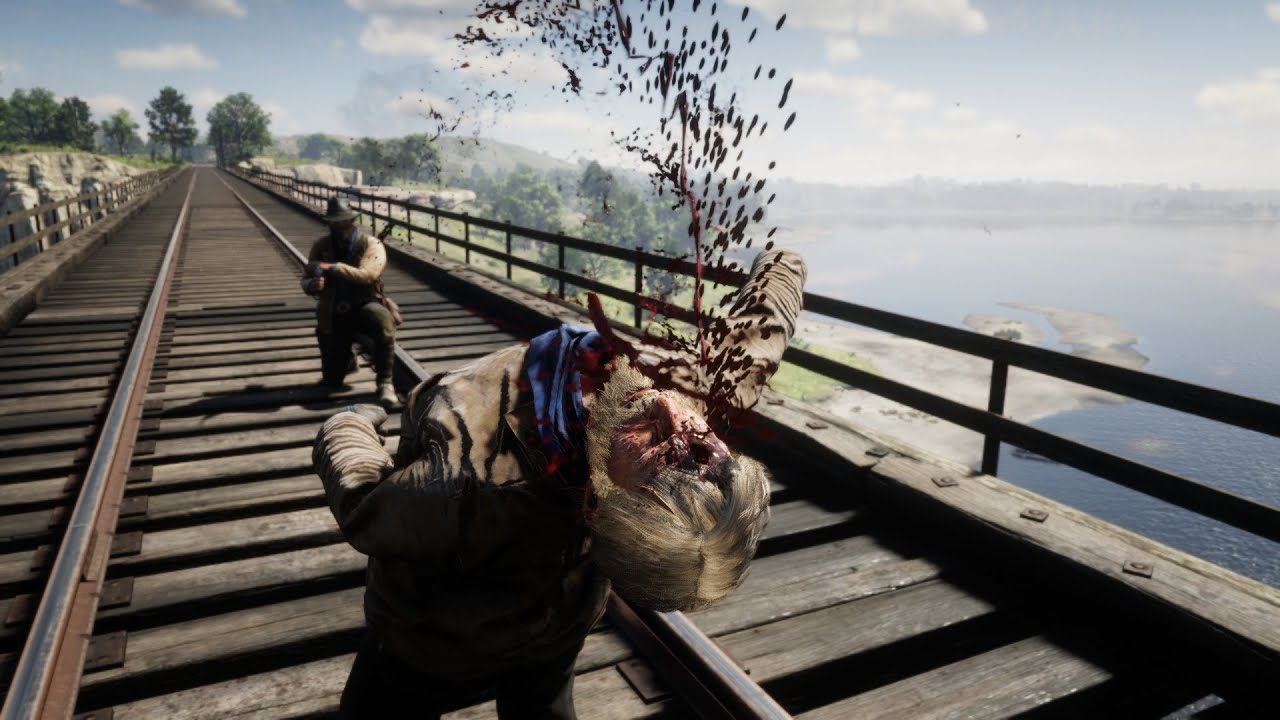 4K Arthur Morgan Brutal Moments And Quickdraws - Modded - YouTube