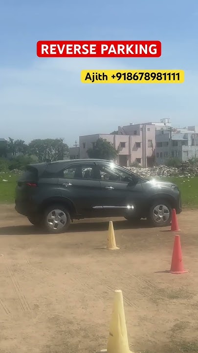 Driving lesson/How to Park in Reverse/Learning to Drive/Car/Chennai car trainers Ajith ...