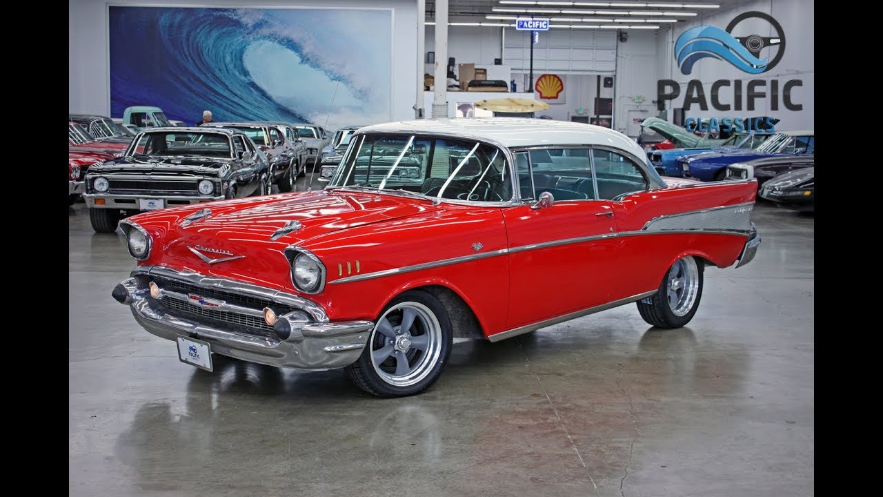1957 Chevrolet Bel Air Red - YouTube