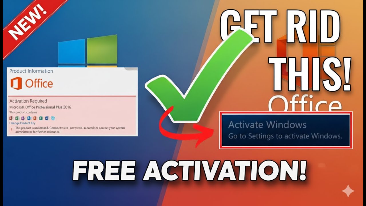 Windows & Office Activation 2025 |Windows र Office लाई Permanent ...