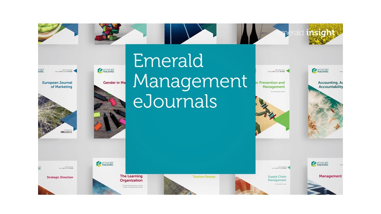 Emerald Management eJournals - English - YouTube