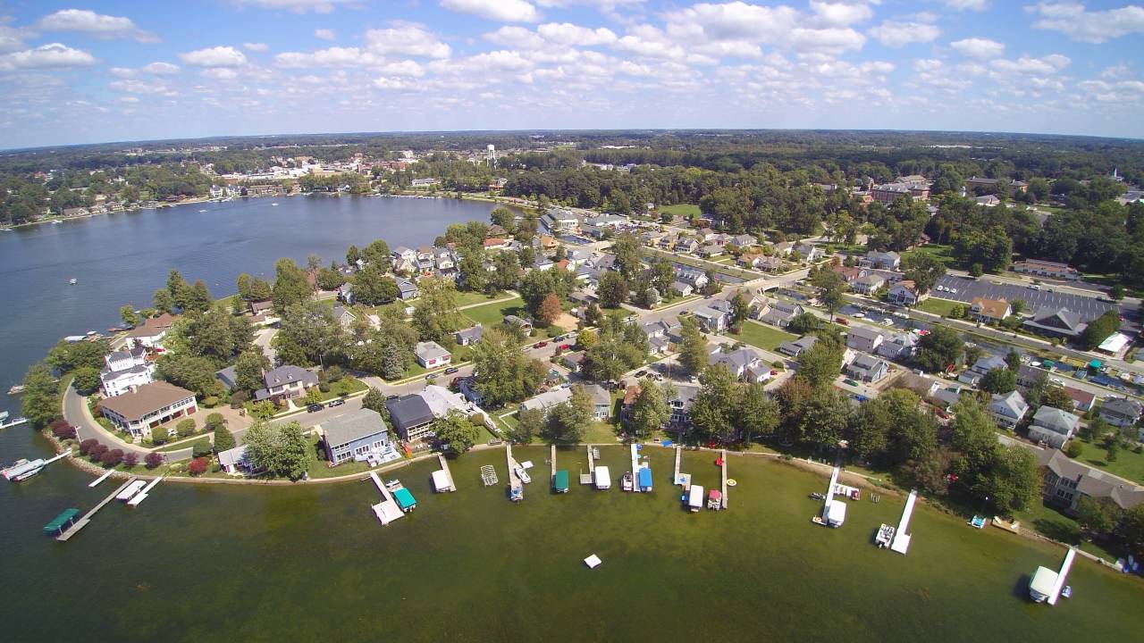 Winona Lake drone 4k pt 3 - YouTube