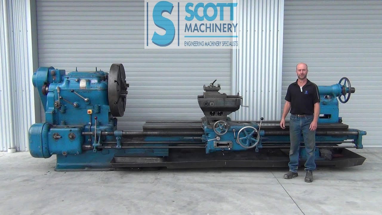 Dean Smith & Grace 4/9D Used Lathe - YouTube