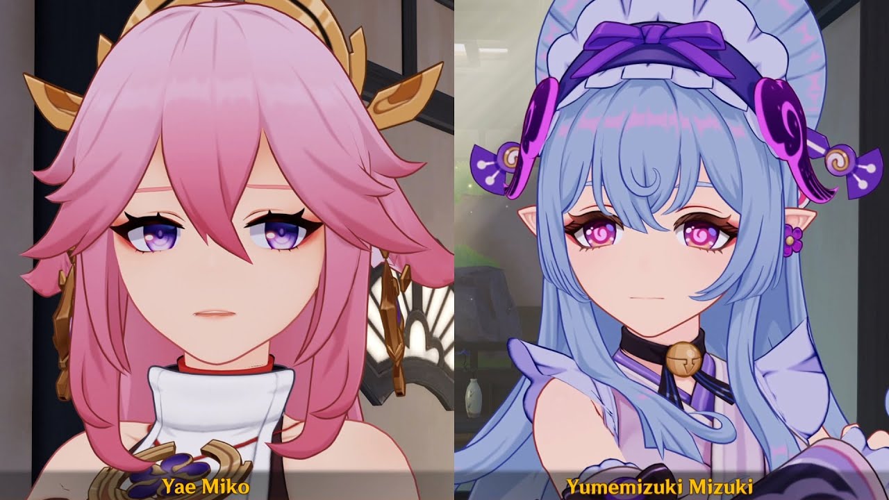 Yae Miko and Mizuki have been Friends, before Yae becomes a Guuji - YouTube
