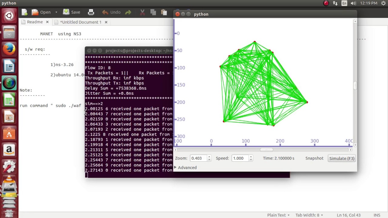 Mobile Ad hoc Network with Aodv Network Simulator 3 Code Projects - YouTube