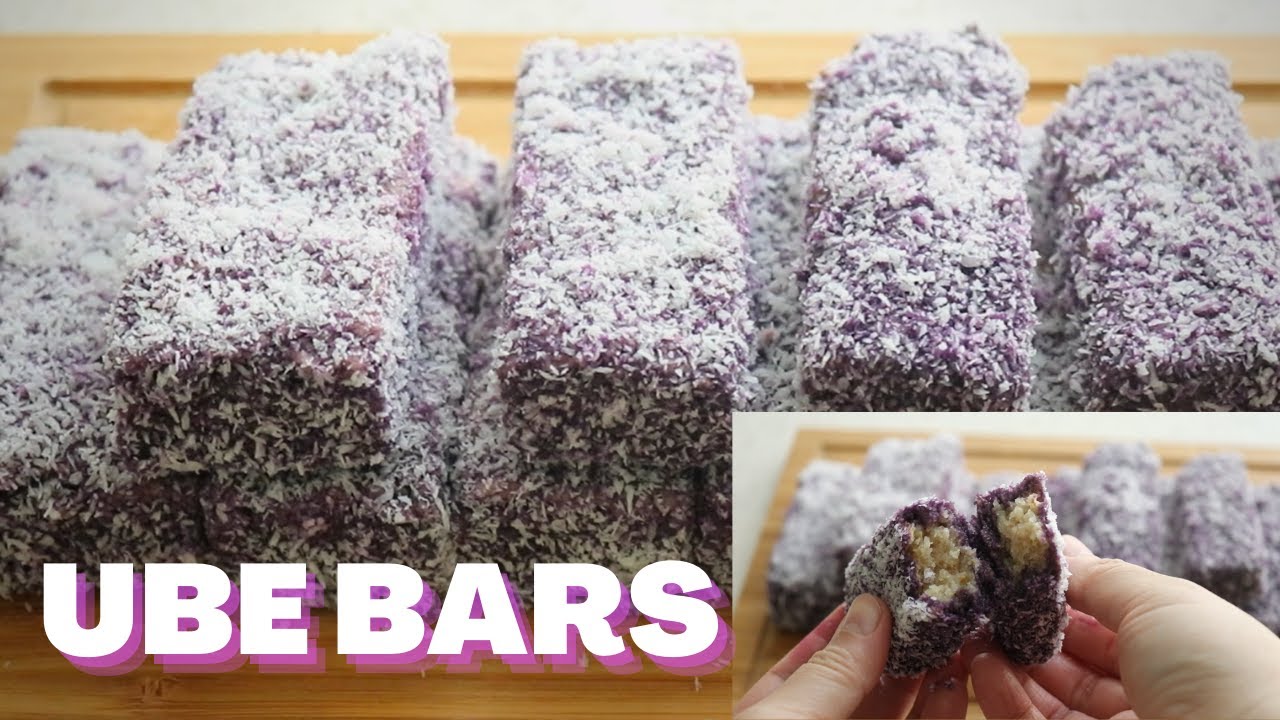 UBE BARS / Moist and Soft Ube Bars/ The Best Filipino Snack - YouTube