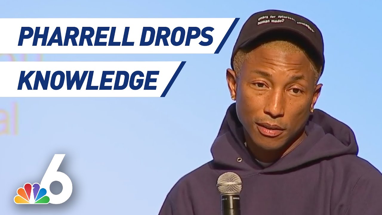 Pharrell Williams Talks Happiness in Art & Music | NBC 6 - YouTube