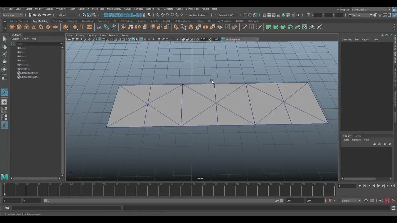 Lesson 8 - Maya Modeling Tools - Fill Hole, Insert Edge loop, Reduce , Remesh and Retopologize ...