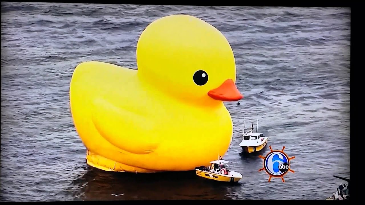 Largest Rubber ducky philly - YouTube