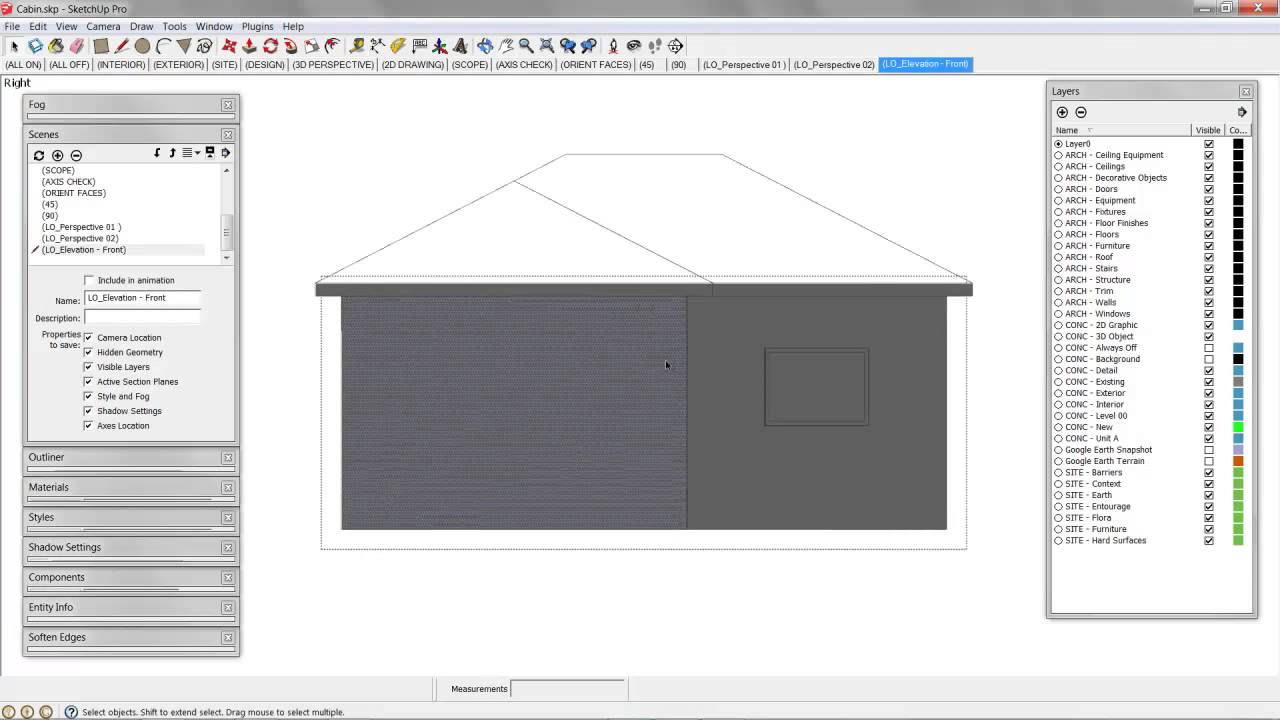 03 SketchUp / LayOut / Construction Documents :: Scenes - YouTube