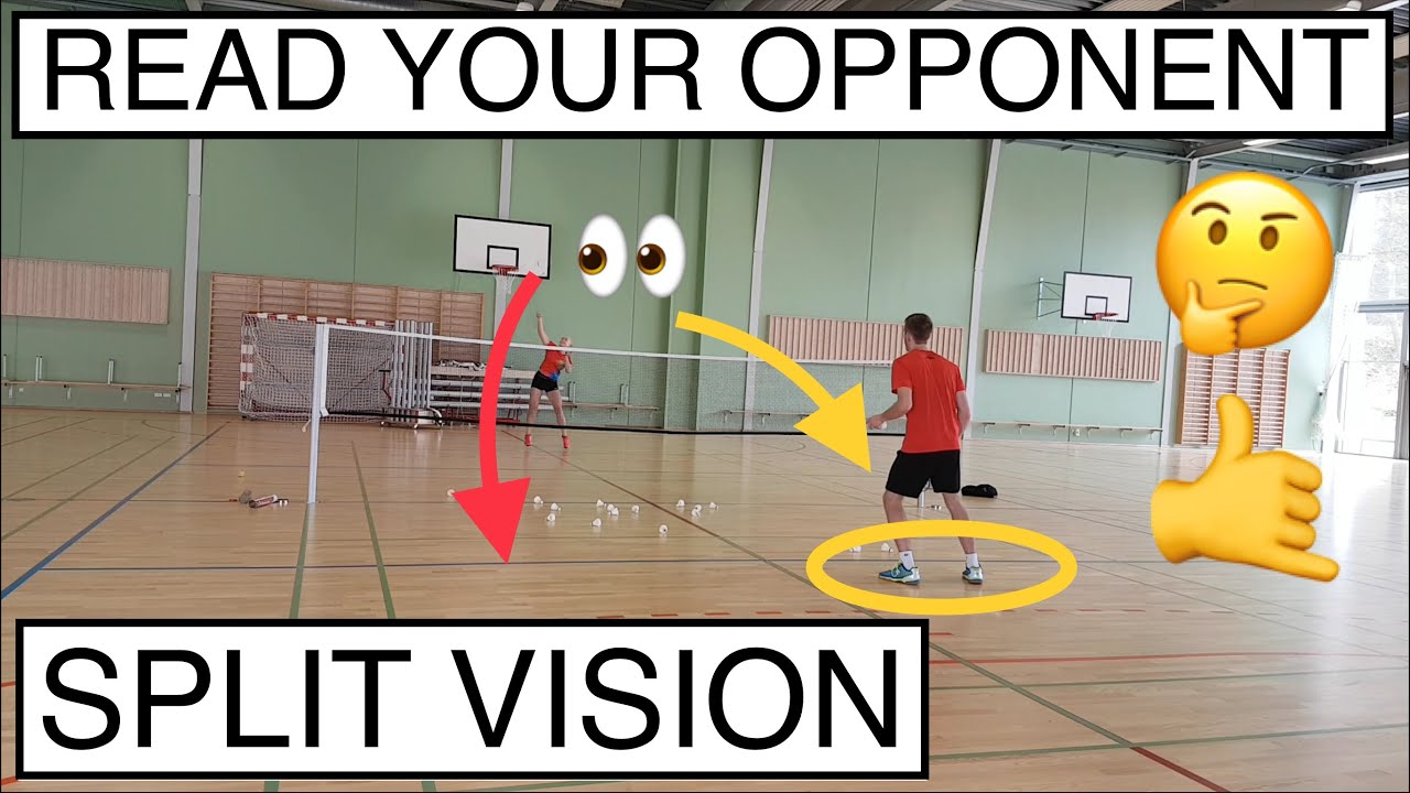 BADMINTON TECHNIQUE #51 - SPLIT VISION - YouTube