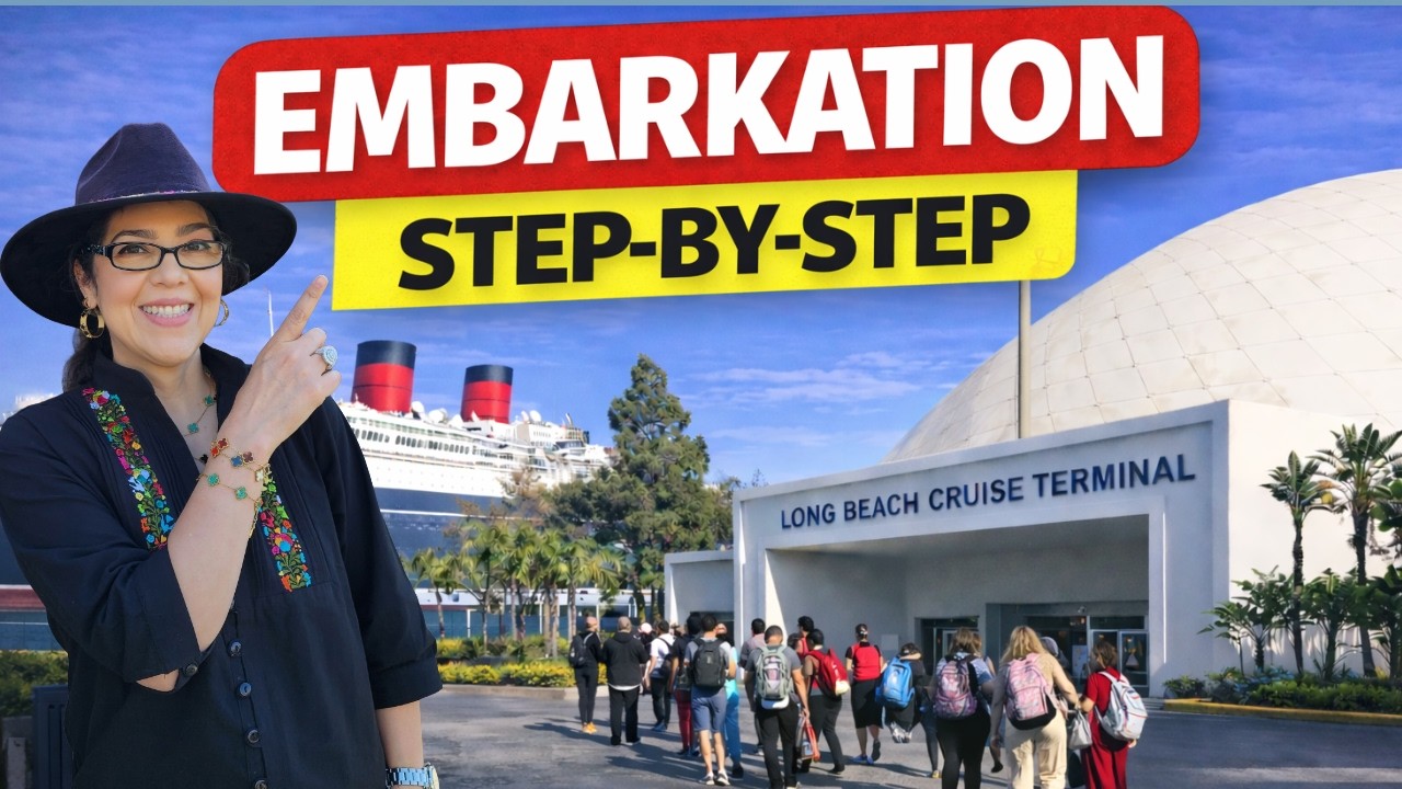 Step-by-Step Carnival Embarkation at Long Beach Cruise Terminal - YouTube
