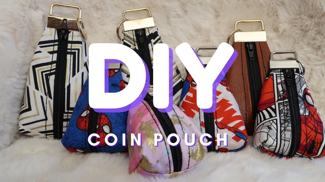 DIY Key Fab Coin Pouch - YouTube